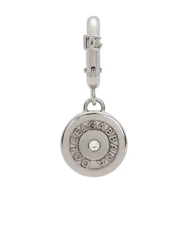 Dolce & Gabbana Dolce Gabbana Dg Logo Clasp Pendant - Silver