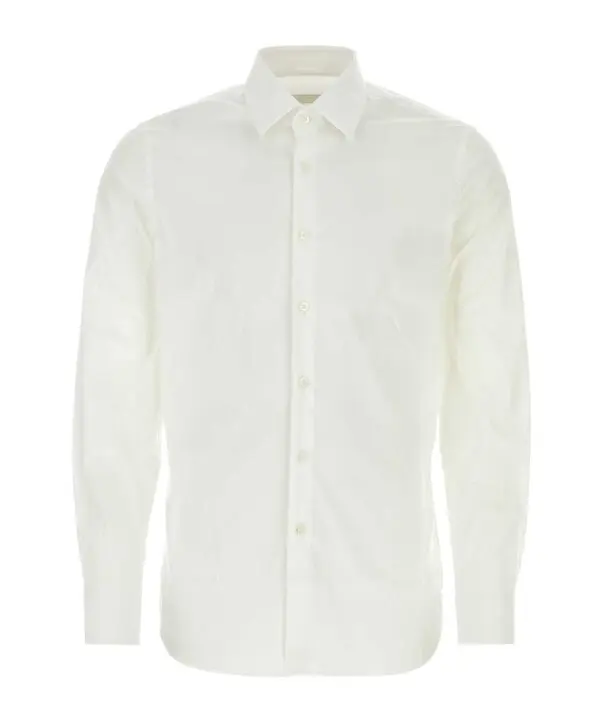 Prada Classic Long-sleeve Shirt - White