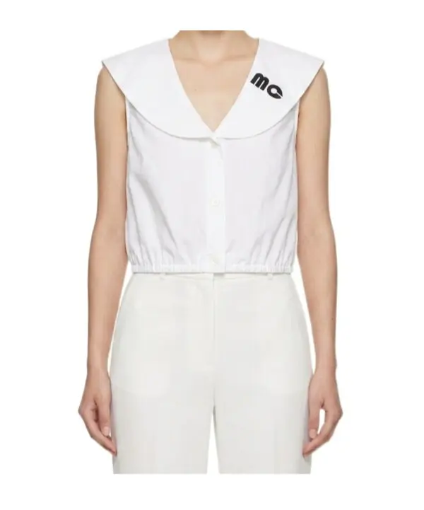 Marissa Chiara Sleeveless Vest With Lapel Collar