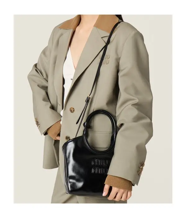 Miu Miu Ivy Small Handbag - Black