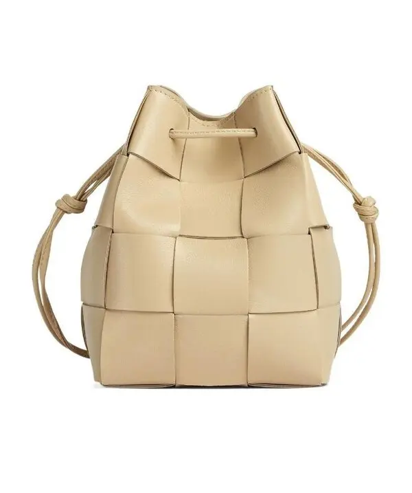 Bottega Veneta Cassette Small Shoulder Bag - Oat