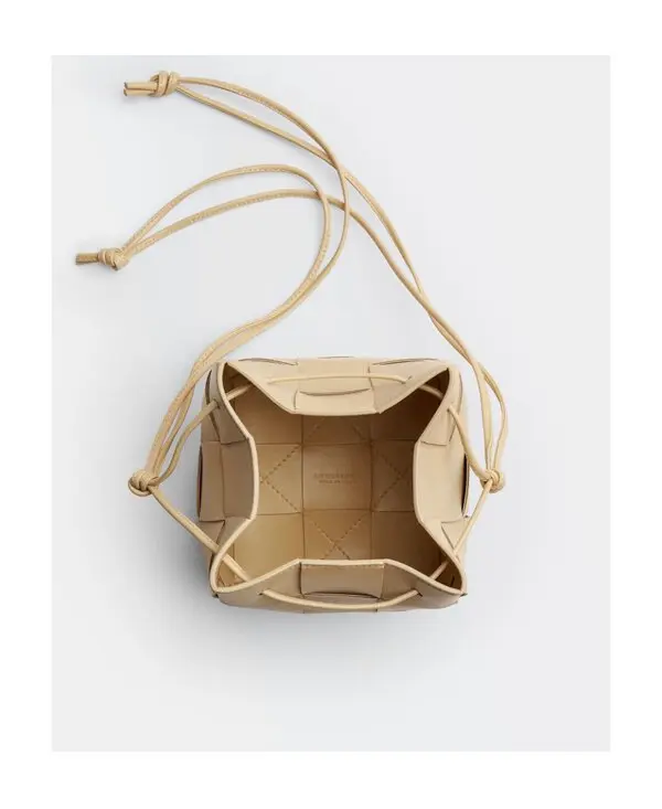 Bottega Veneta Cassette Small Shoulder Bag - Oat