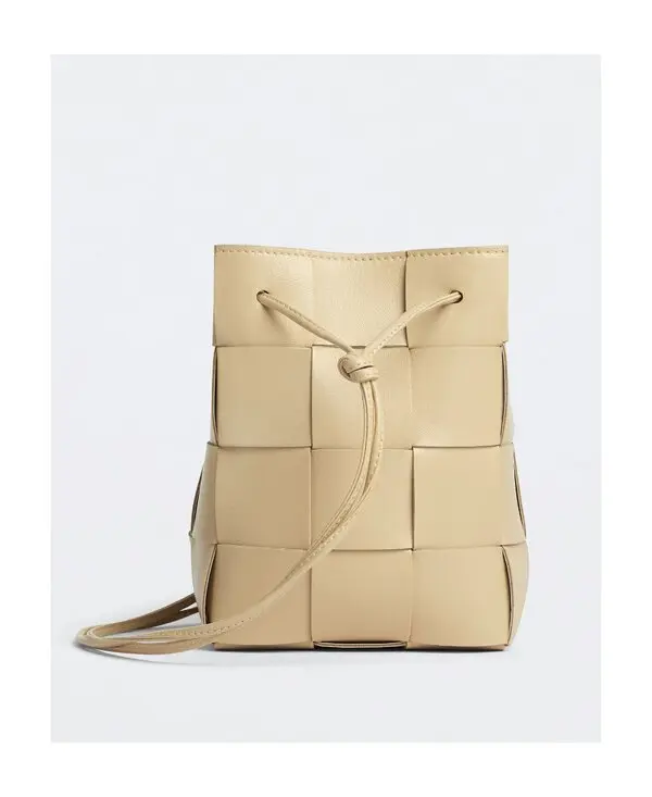Bottega Veneta Cassette Small Shoulder Bag - Oat