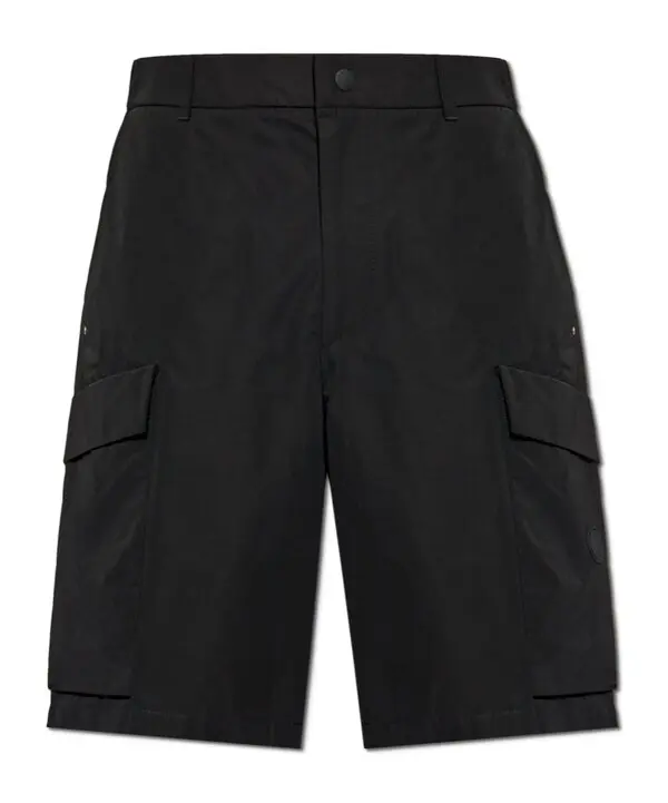 Moncler Logo Patch Cargo Shorts