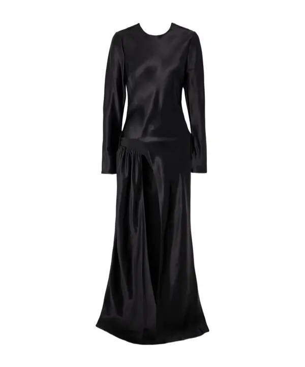 Christopher Esber Palladium Satin Maxi Dress