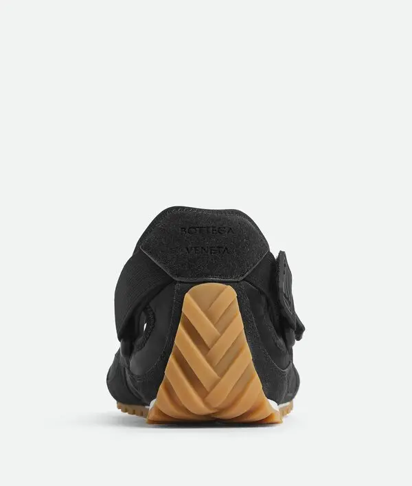 Bottega Veneta Orbit Flash Mary Jane Sneakers - Black