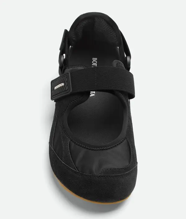 Bottega Veneta Orbit Flash Mary Jane Sneakers - Black