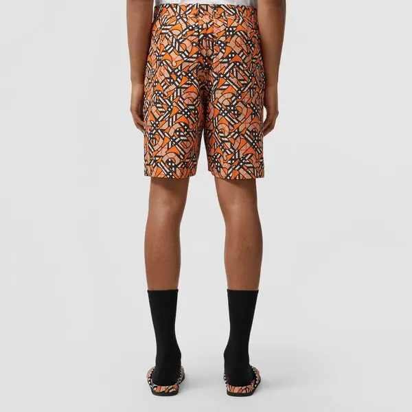 Burberry Monogram Print Bermuda Shorts