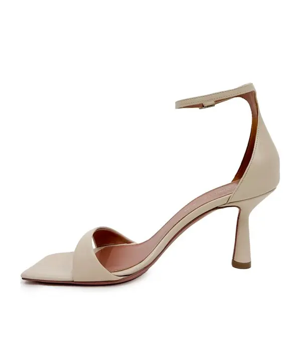GIULIANO GALIANO Lina Ankle Strap Sandals - Light Brown