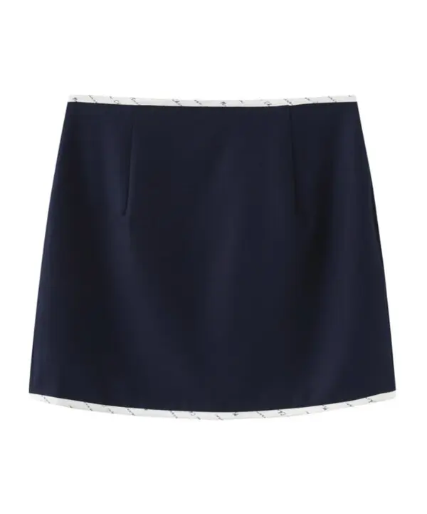 MARISSA CHIARA Button Detail A-line Skirt