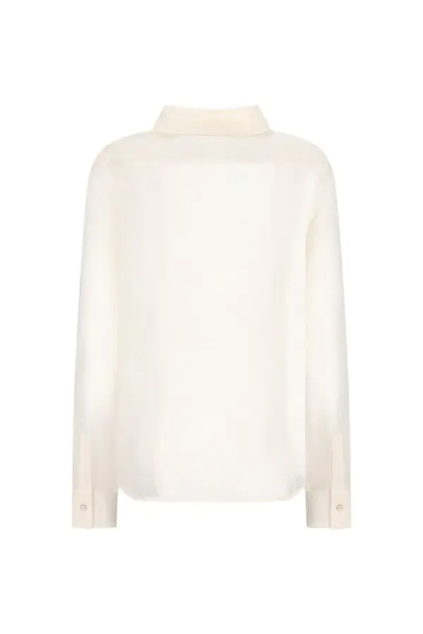 Max Mara Long-sleeved Shirt With Classic Collar