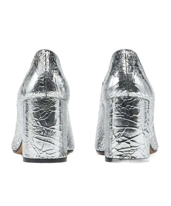 MAISON MARGIELA Tabi Broken Mirror Pumps - Silver