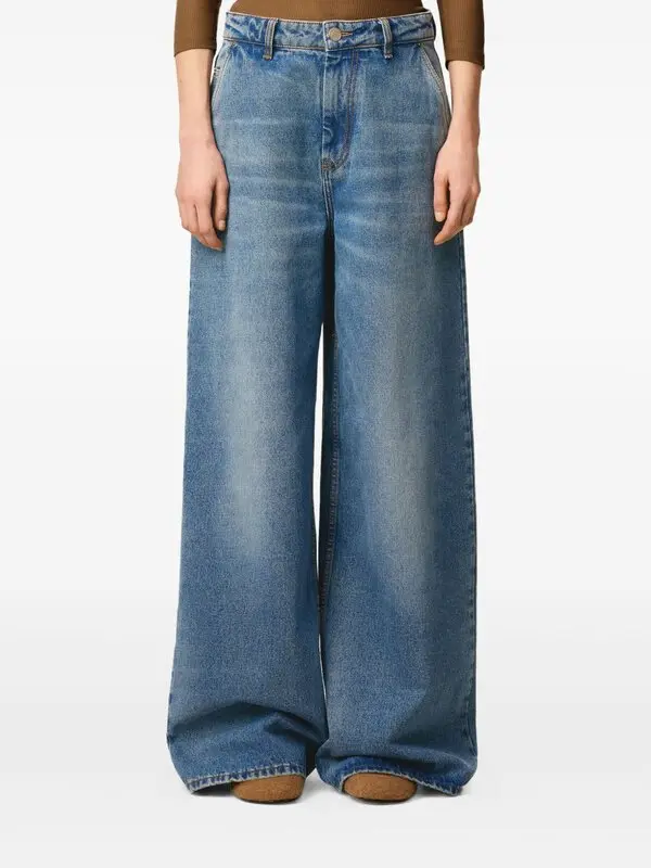 AMI Paris Cotton Super Wide-leg Jeans