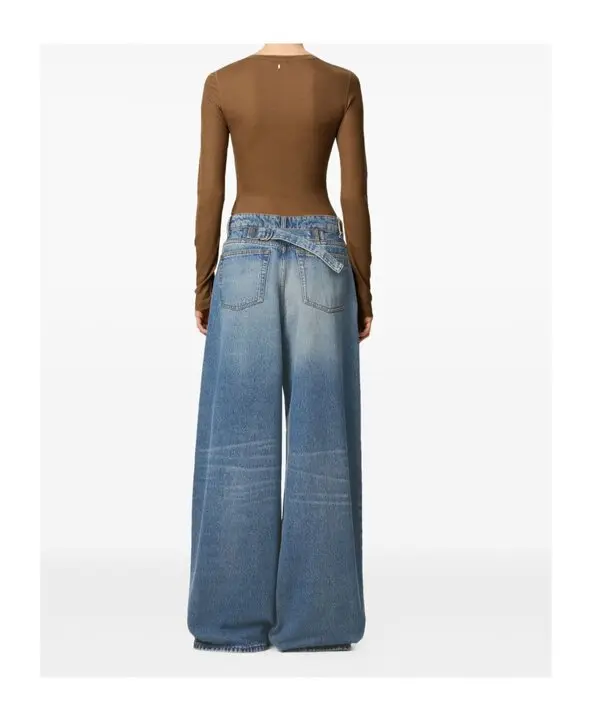 AMI Paris Cotton Super Wide-leg Jeans