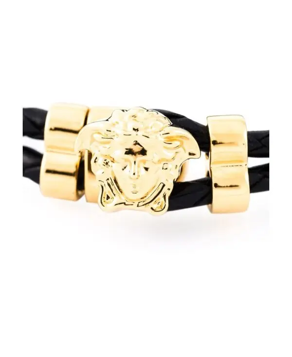 Versace Medusa Logo Braided Bracelet