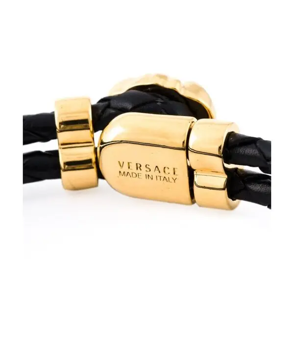 Versace Medusa Logo Braided Bracelet