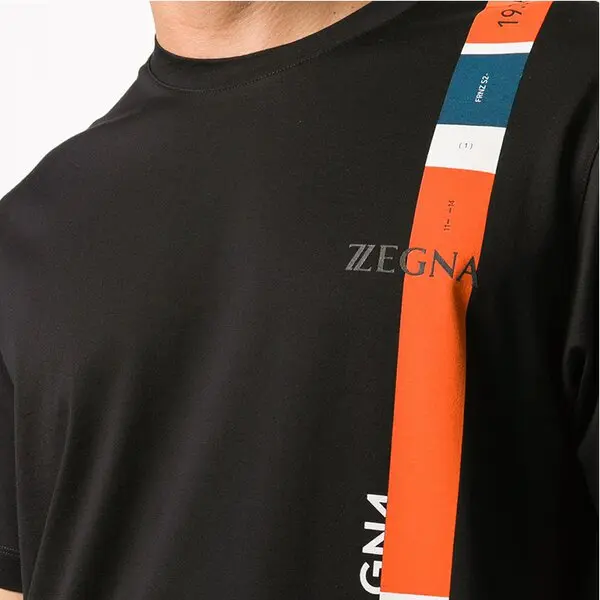 Zegna Logo Short-sleeved T-shirt