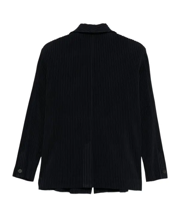 Issey Miyake Homme Plissé Single-breasted Pleated Blazer