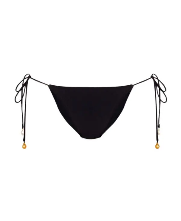 Tory Burch Knotted Bikini Bottom - Black