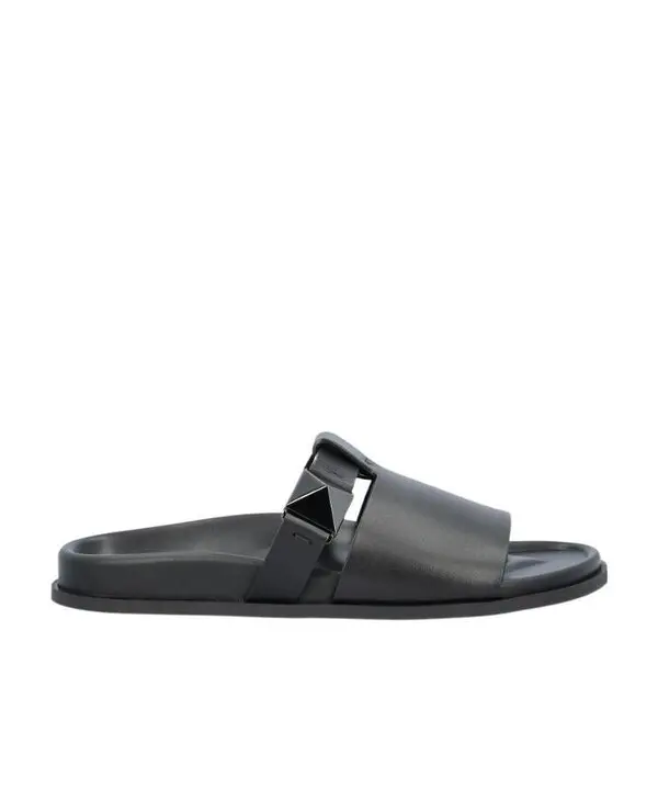 Valentino Garavani Roman Stud Detail Sandals - Black