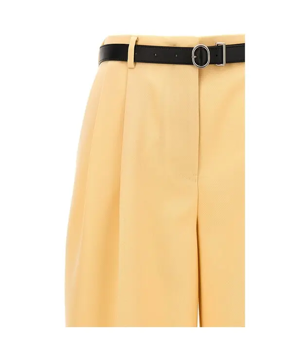 JIL SANDER Straight-leg Belted Trousers