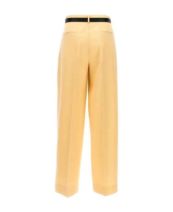JIL SANDER Straight-leg Belted Trousers