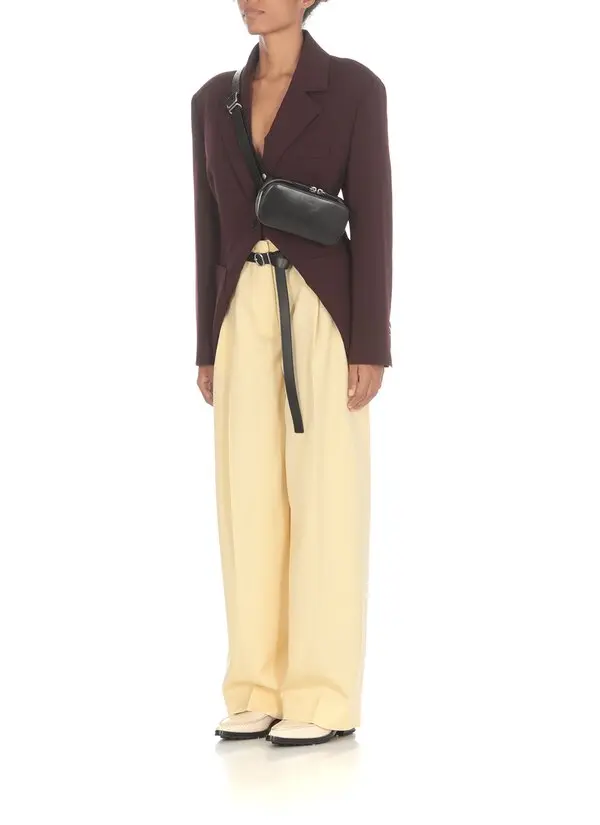 JIL SANDER Straight-leg Belted Trousers