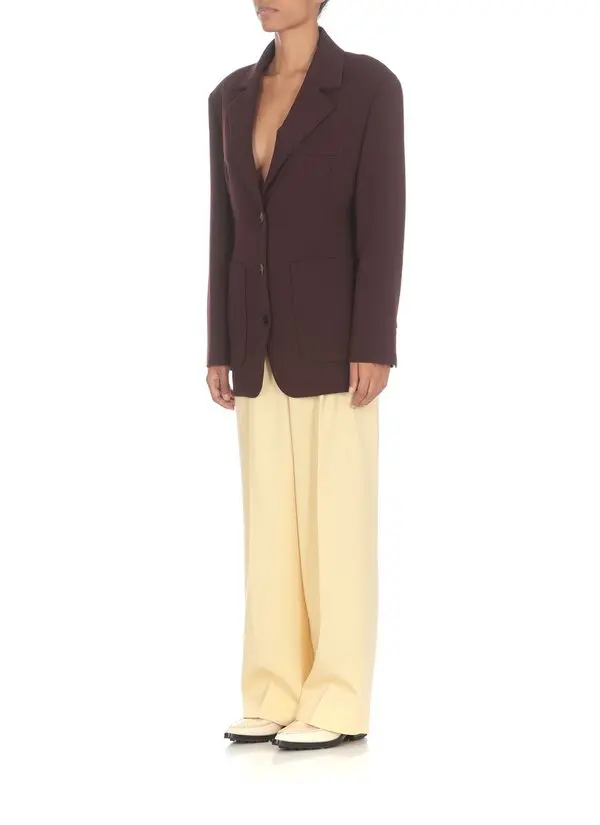 JIL SANDER Straight-leg Belted Trousers