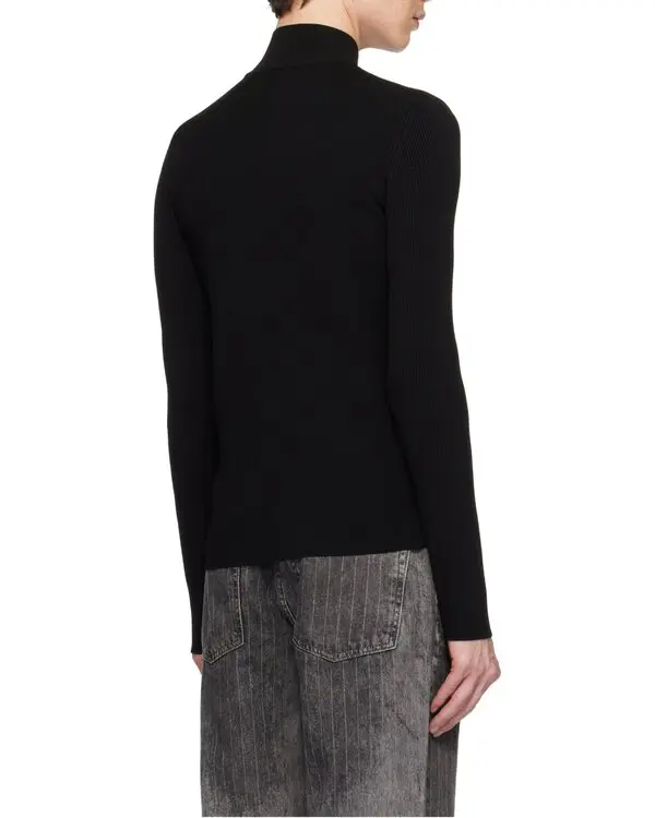 DIESEL® K-zackary Mock-neck Jumper With Oval D Detail