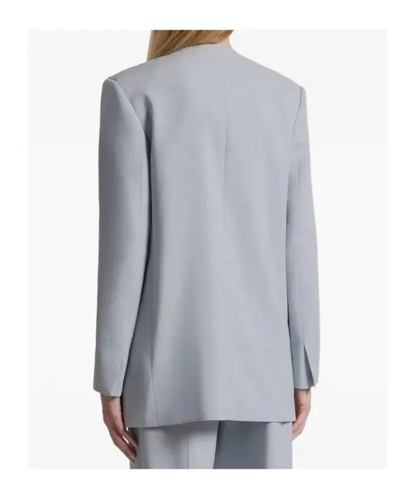 Alberta Ferretti Double-breasted Blazer - Gray