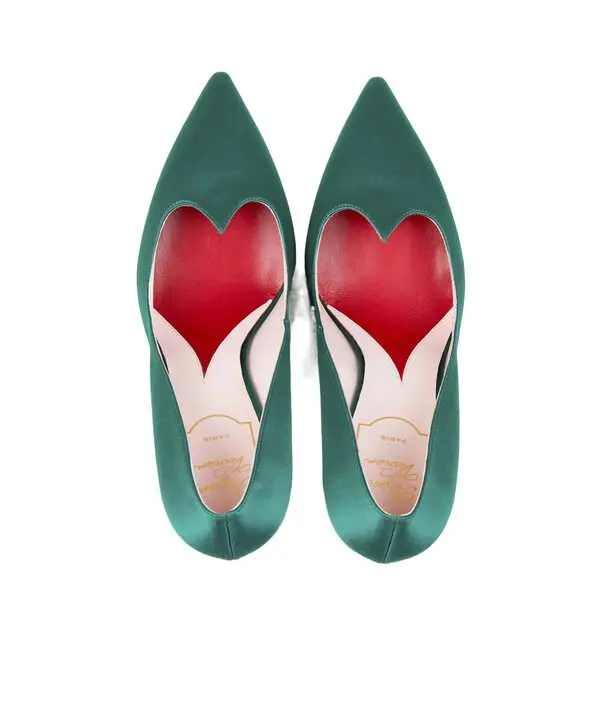 ROGER VIVIER I Love Vivier High Heels - Green