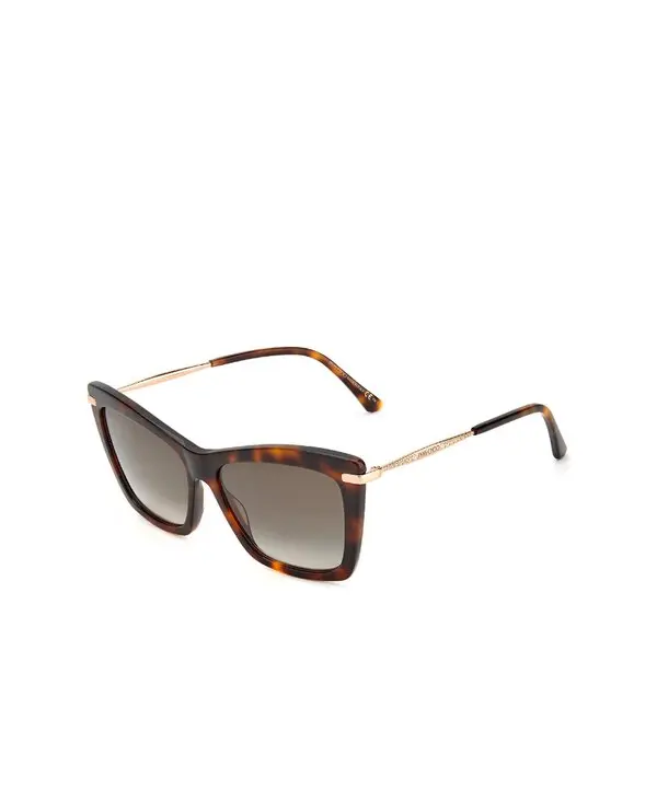JIMMY CHOO Geometric Frame Sunglasses
