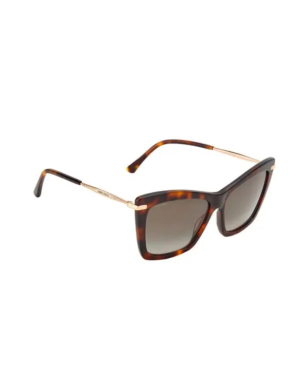 JIMMY CHOO Geometric Frame Sunglasses