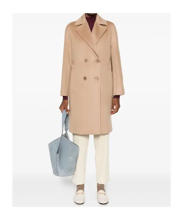 Max Mara Agenda Double-breasted Long Coat