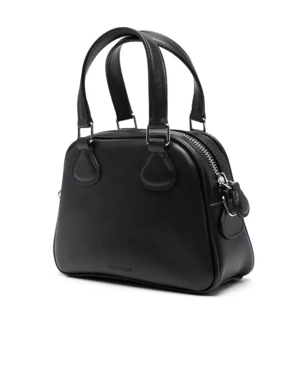 COURREGES Re-issue Logo Debossed Crossbody Bag