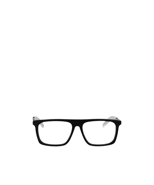 Moncler Rectangle Frame Eyeglasses - Black