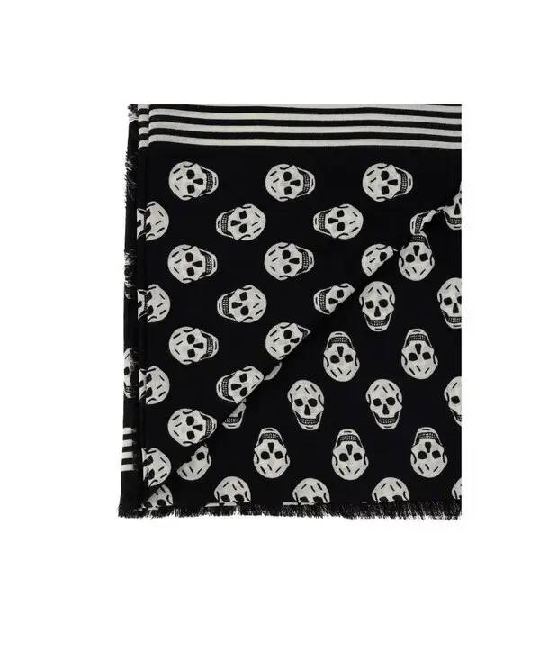 Alexander McQueen Skull Printed Scarf