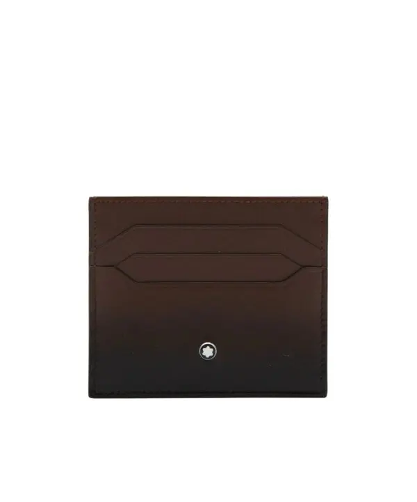 Montblanc Logo Plaque Card Holder - Black