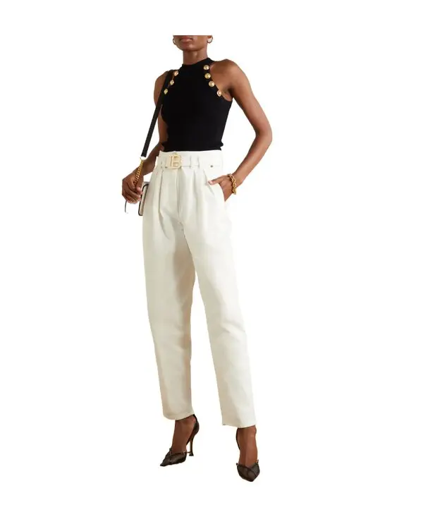 Balmain High-rise Boyfriend Jeans