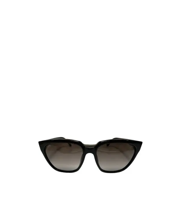 TOD'S Logo Letter Cat Eye Sunglasses - Black