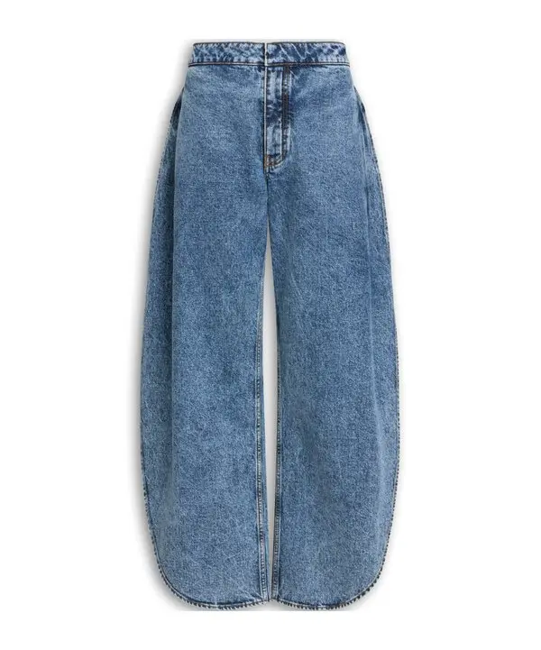 Alaïa Petal Denim Jeans - Blue