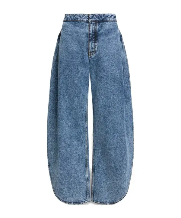 Alaïa Petal Denim Jeans - Blue