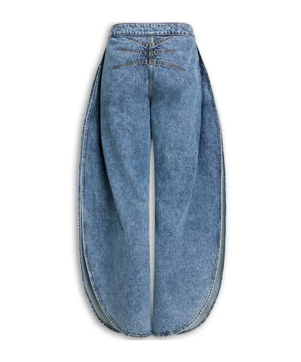 Alaïa Petal Denim Jeans - Blue