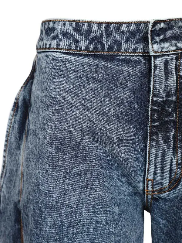 Alaïa Petal Denim Jeans - Blue