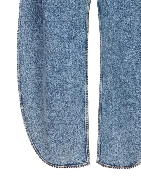 Alaïa Petal Denim Jeans - Blue