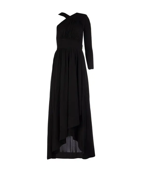 Givenchy Asymmetrical Maxi Gown With V-neck