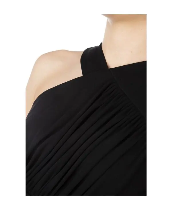 Givenchy Asymmetrical Maxi Gown With V-neck