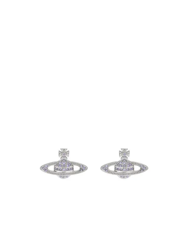 VIVIENNE WESTWOOD Orb Embellished Earrings - Gray