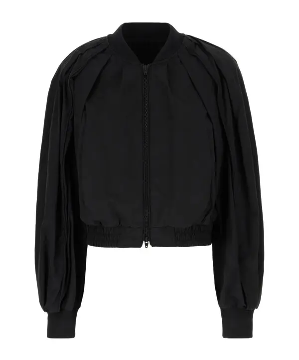 JUUN.J Zip-up Casual Jacket With Ribbed Trims - No