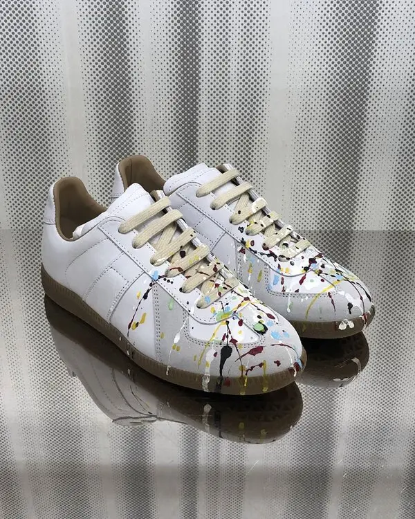 MAISON MARGIELA Paint Replica Sneakers - White